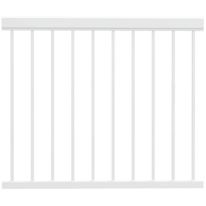 IMPERIAL KOOL-RAY 42" x 46" Entourage Aluminum Straight Railing Section ...