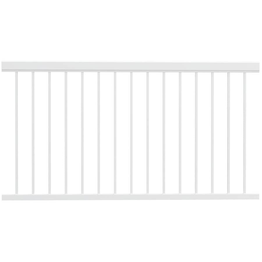 IMPERIAL KOOL-RAY 42" x 59" Entourage Aluminum Straight Railing Section ...