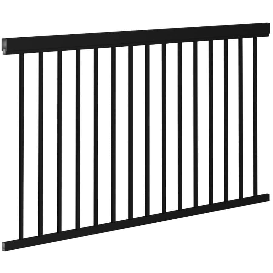IMPERIAL KOOL-RAY 42" x 72" Entourage Aluminum Straight Railing Section ...