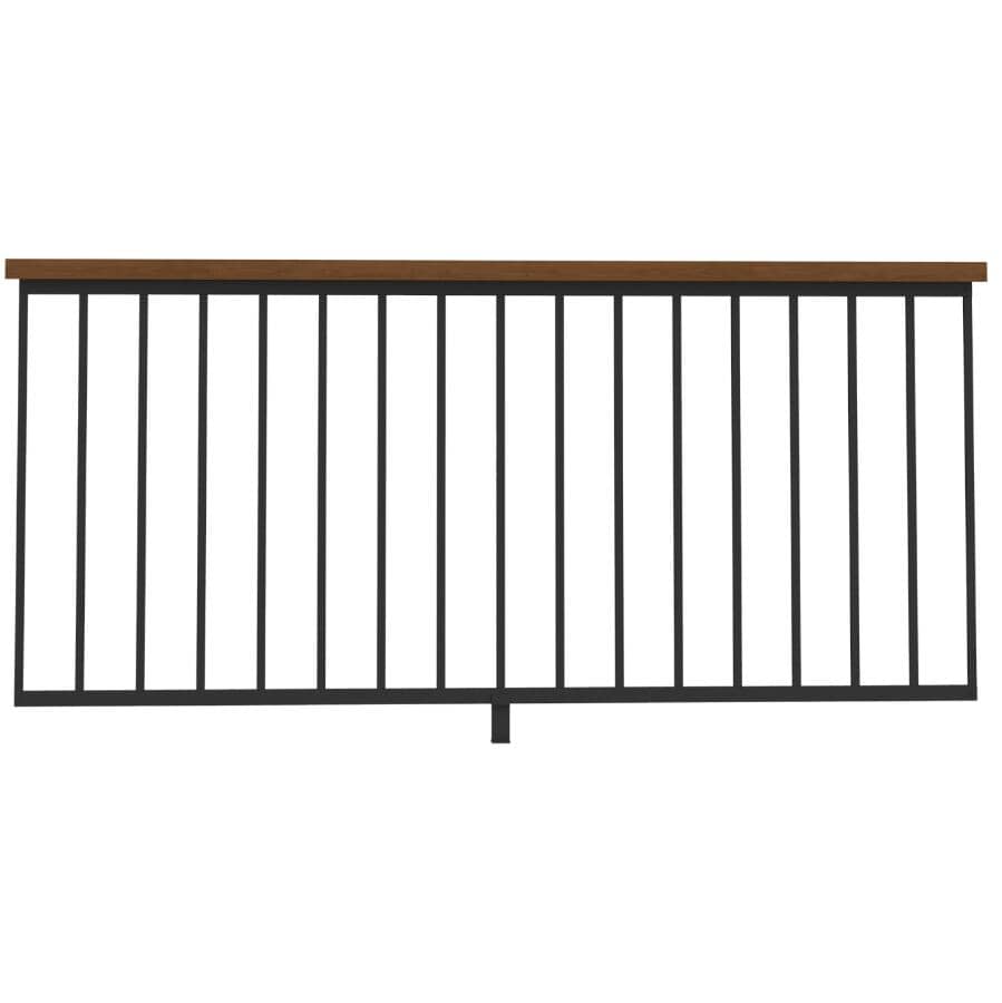 IMPERIAL KOOL-RAY 36" x 72" Duo Aluminum Railing Section for Wood Top ...