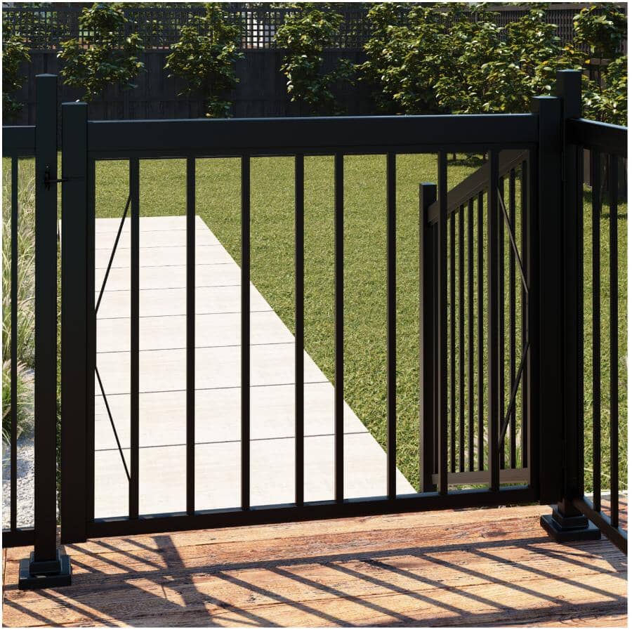 IMPERIAL KOOL-RAY 42" x 42" Entourage Aluminum Gate Kit for 2.5" Post ...
