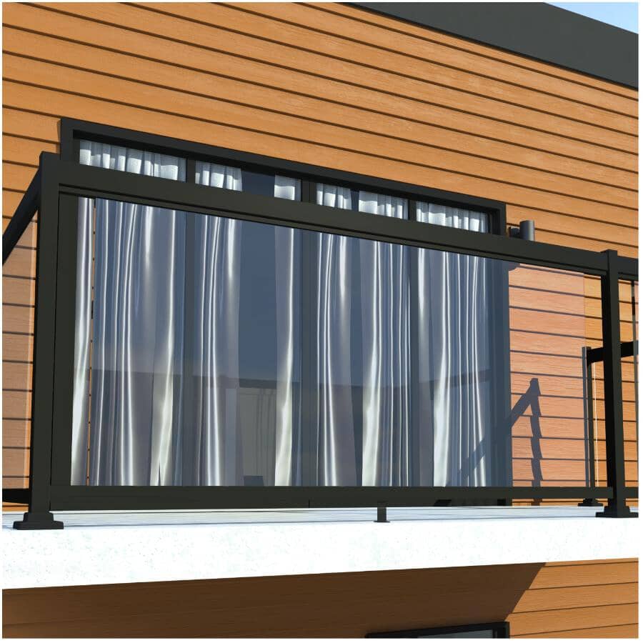 IMPERIAL KOOL-RAY 42" x 72" Entourage Aluminum Railing Section for 42 ...