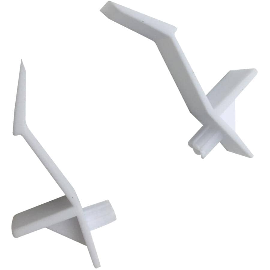 Builder'S Hardware 4 Pack 5mm White Plastic Shelf Supports | Home Hardware