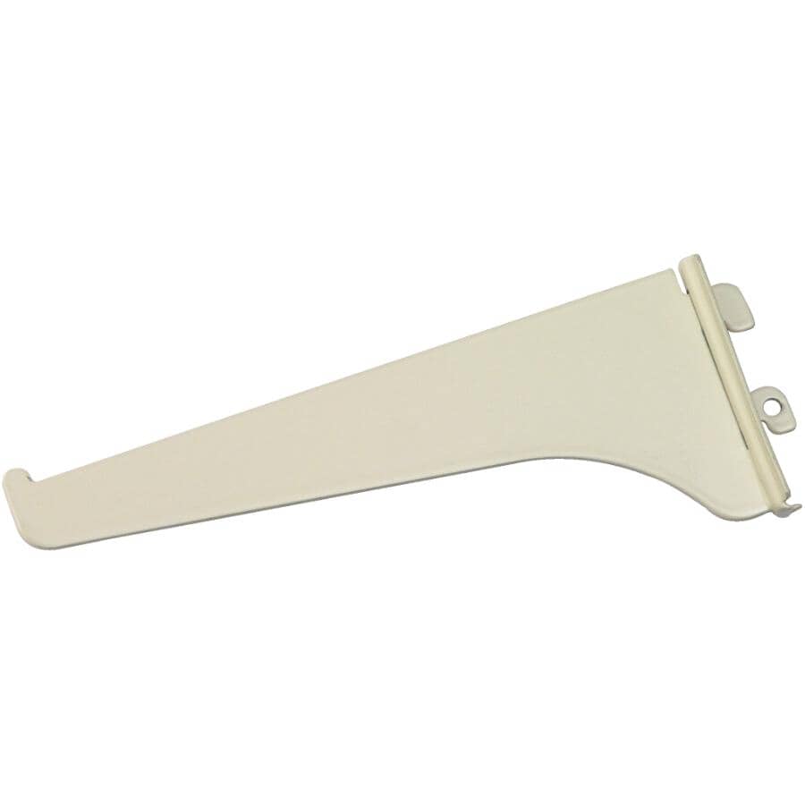 Home Storage 6" Almond Single Track Shelf Bracket | Home Hardware