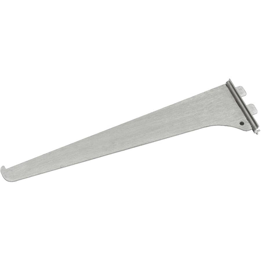 Home Storage 10" Anochrome Single Track Shelf Bracket | Home Hardware