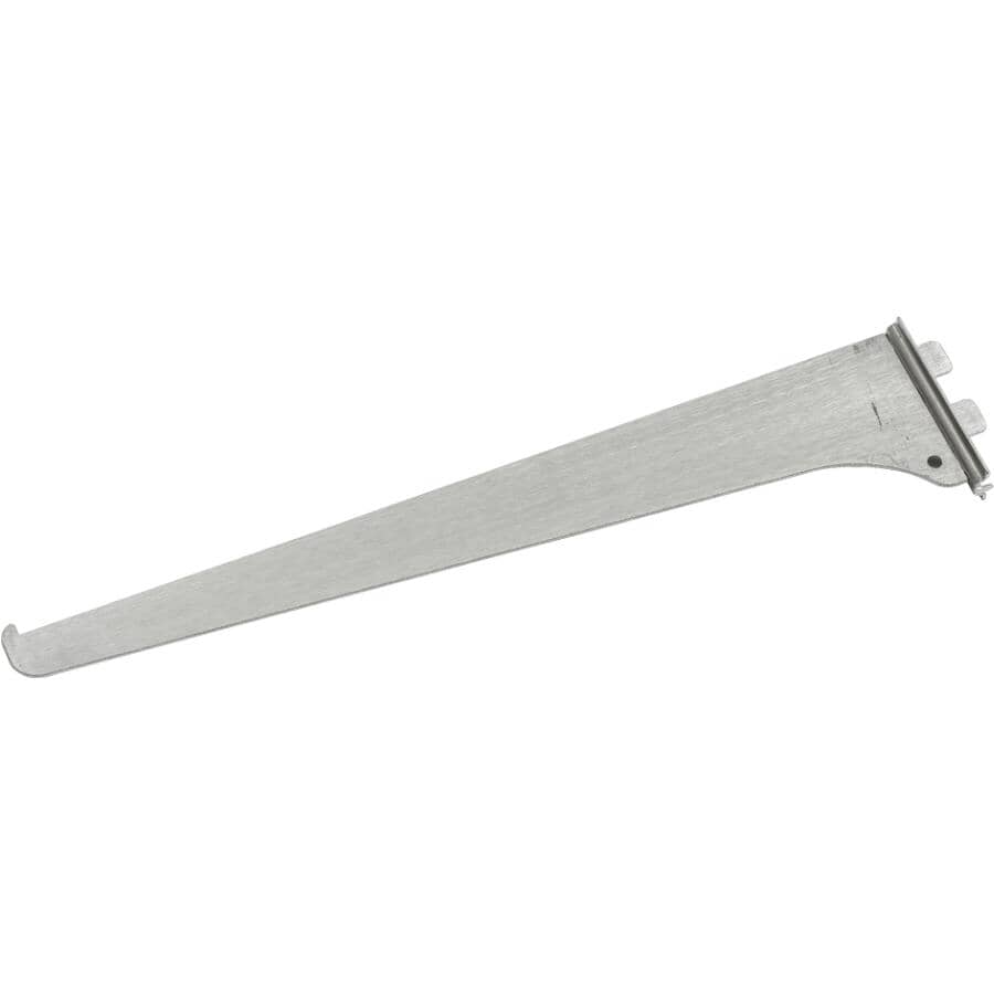 Home Storage 12" Anochrome Single Track Shelf Bracket | Home Hardware