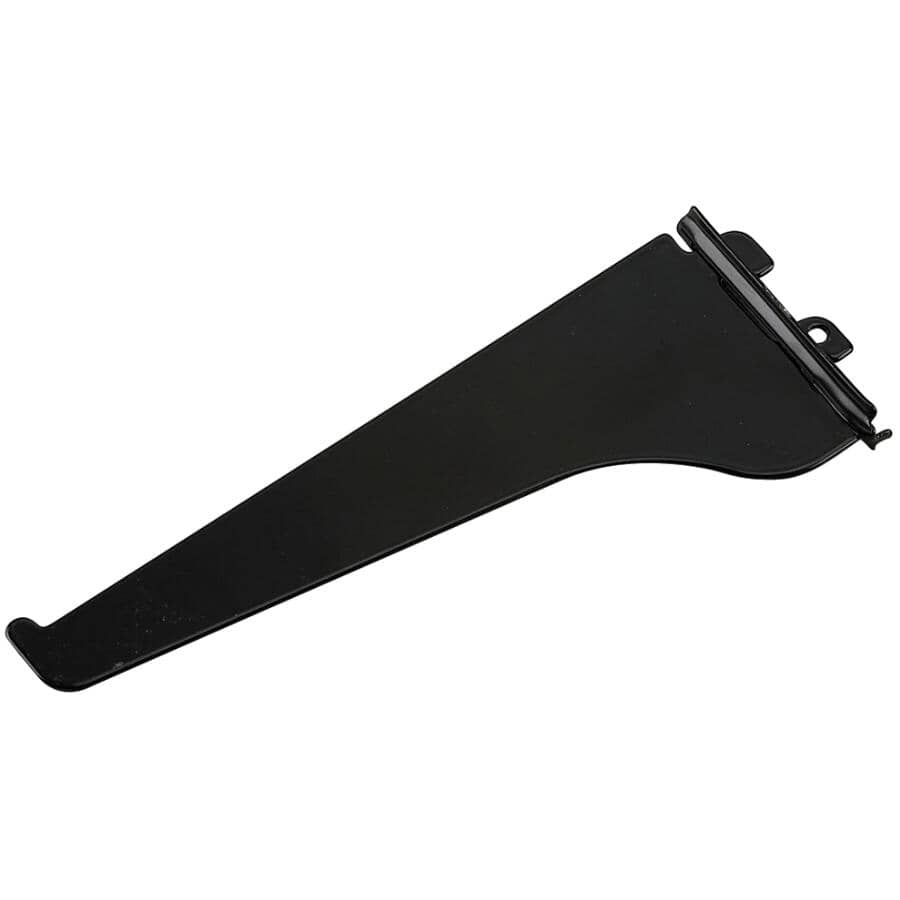 ONWARD 16" Black Single Track Shelf Bracket | Home Hardware