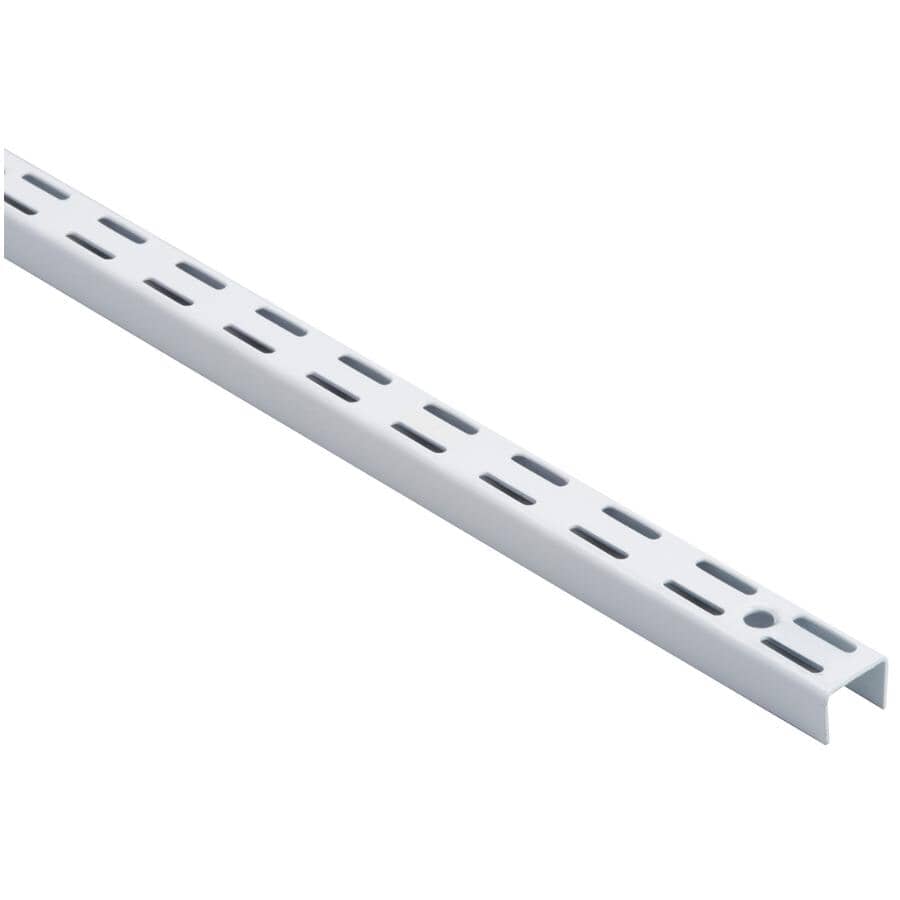 ONWARD 48" White Slotted Double Shelf Standard | Home Hardware