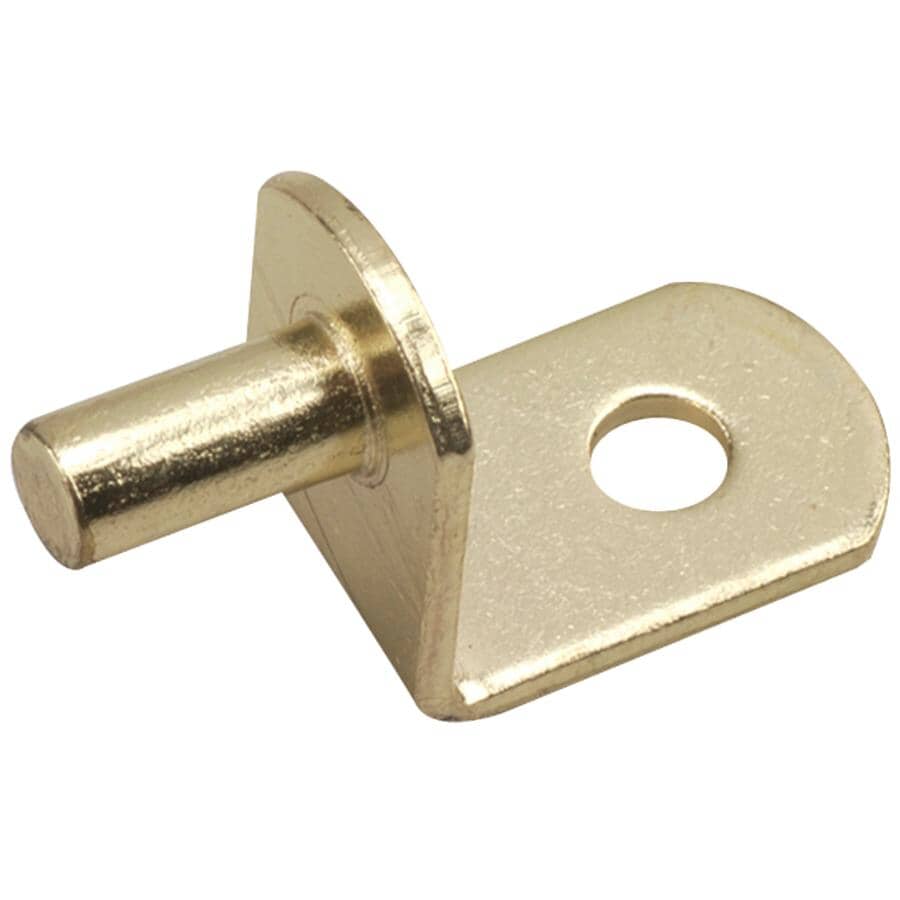 ONWARD 5 mm Brass Shelf Supports - 8 Pack | Home Hardware