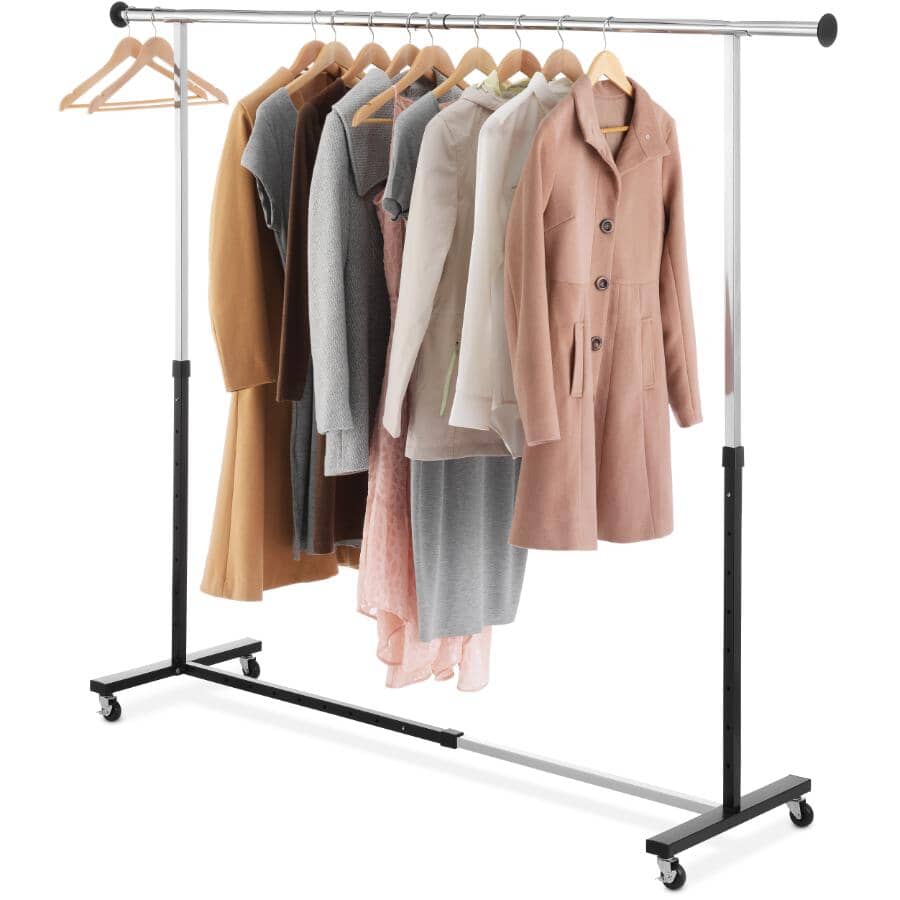 WHITMOR Expandable Single Rod Heavy Duty Garment Rack | Home Hardware
