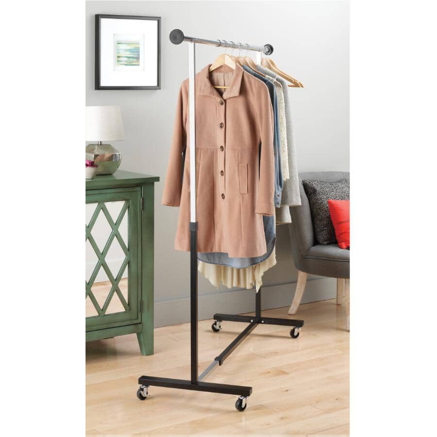 WHITMOR Expandable Single Rod Heavy Duty Garment Rack | Home Hardware
