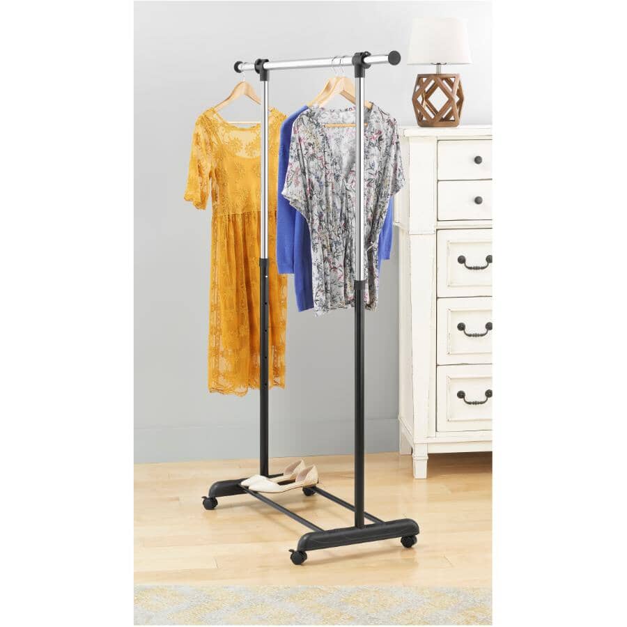 WHITMOR Expandable Single Rod Garment Rack | Home Hardware