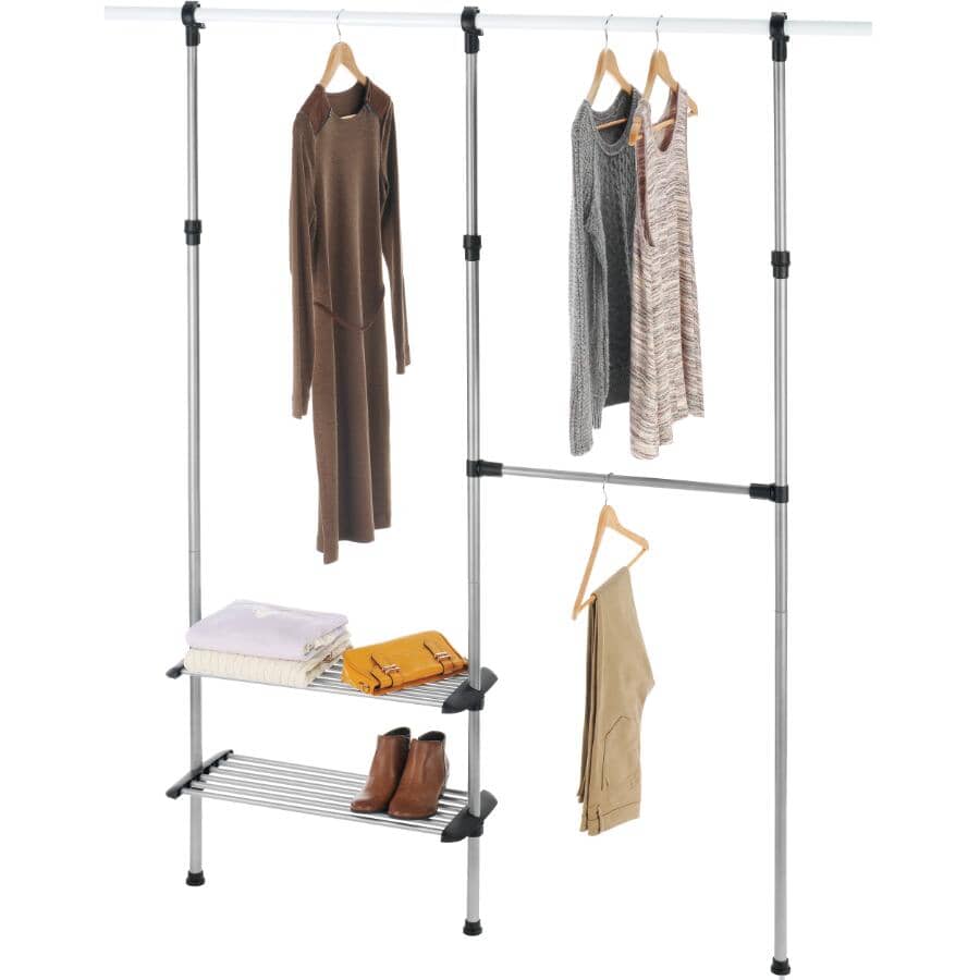 WHITMOR 10" x 50.45" x 61" Closet Rod System | Home Hardware