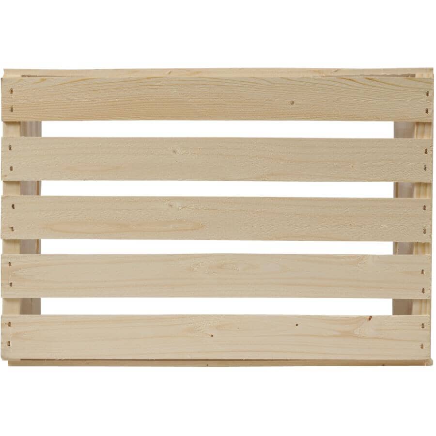 ADWOOD MANUFACTURING Wood Storage Crate | Home Hardware