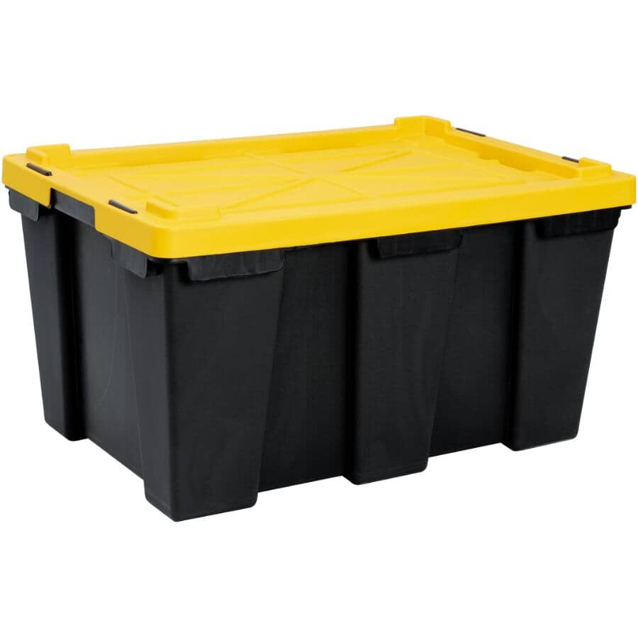 GRACIOUS LIVING 104L Black Contractor Storage Box | Home Hardware