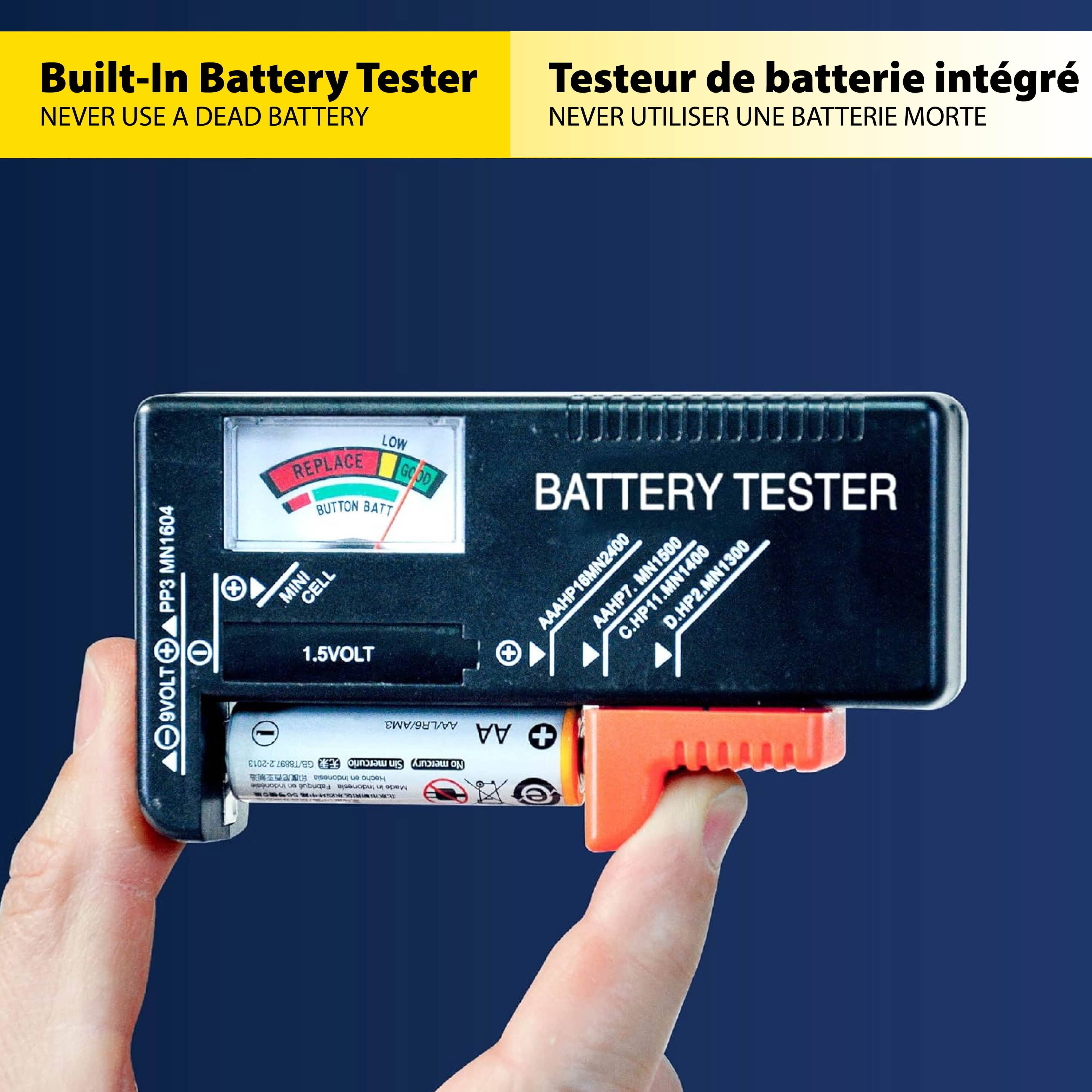 BATTERY DADDY 180 Battery Organizer & Storage Case with Tester | Home ...