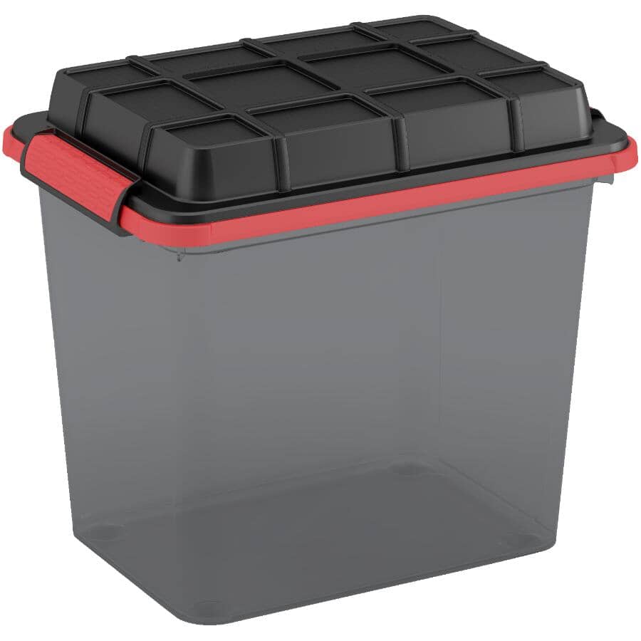 KIS Latchpro Storage Box - Black, 27.7L | Home Hardware