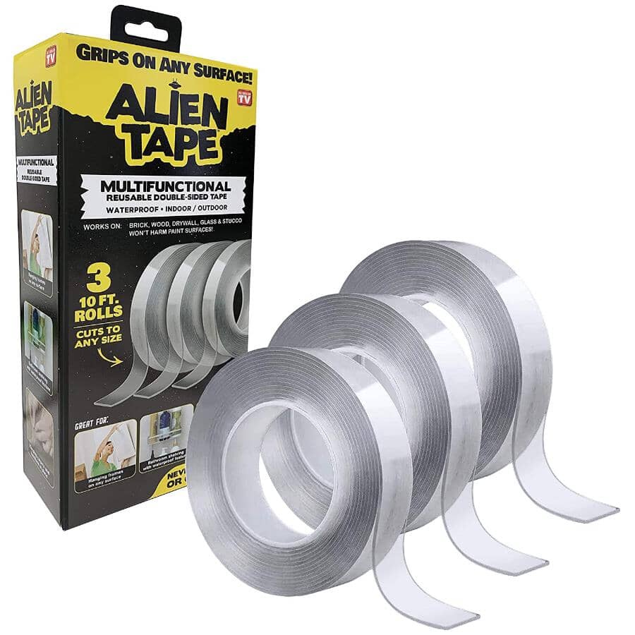 ALIEN TAPE As Seen On TV 10' Multifunctional Reusable Double | Home ...