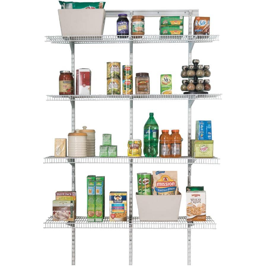 CLOSETMAID 16" x 6' White Wire Close Mesh Shelf | Home Hardware