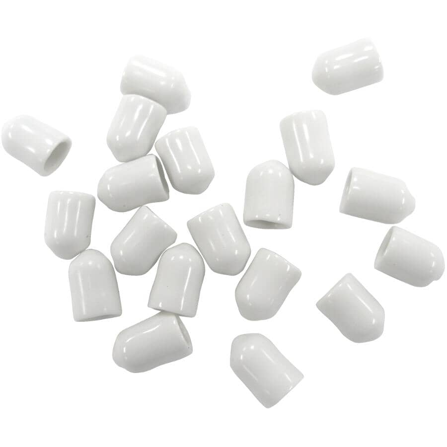 CLOSETMAID 20 Pack Small White Wire Shelf End Caps | Home Hardware