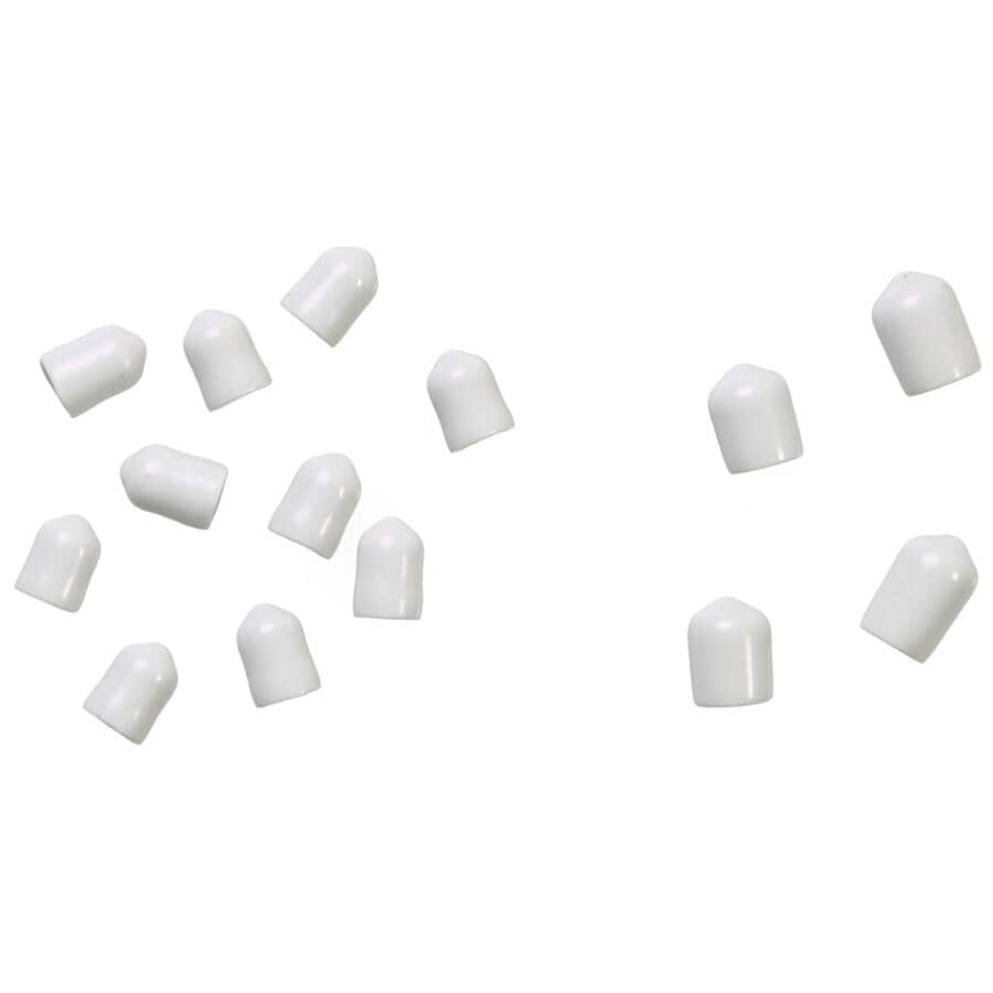 CLOSETMAID 14 Pack White Wire Shelf End Caps, Assorted Sizes | Home ...