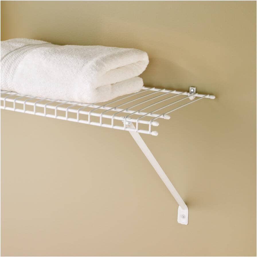 CLOSETMAID 14 Pack White Wire Shelf End Caps, Assorted Sizes | Home ...