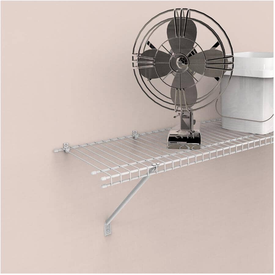 CLOSETMAID 7 Pack White Back Wall Shelf Clips with Pins | Home Hardware