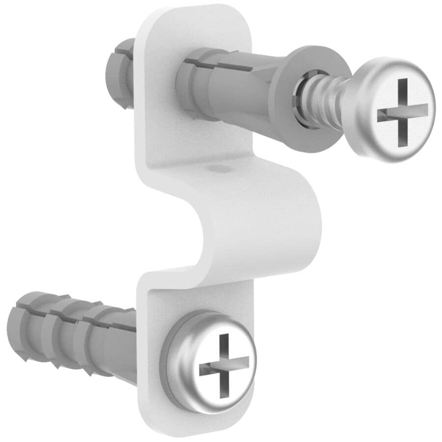 CLOSETMAID 12 Pack White Multi Purpose Wire Shelf Clips | Home Hardware