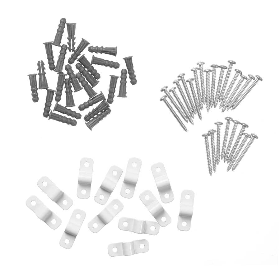 CLOSETMAID 12 Pack White Multi Purpose Wire Shelf Clips | Home Hardware