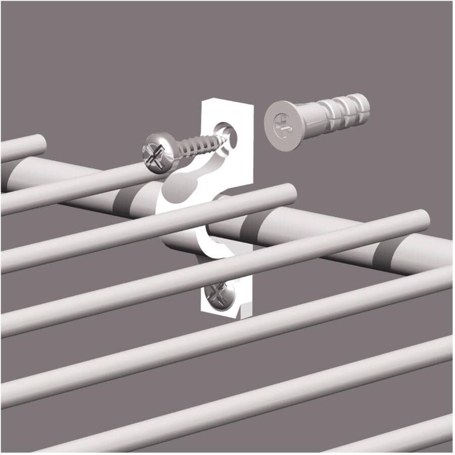 CLOSETMAID 48 Pack White Multi Purpose Wire Shelf Clips | Home Hardware