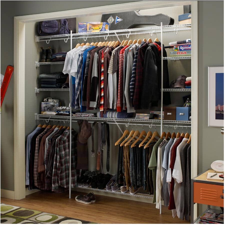 CLOSETMAID 2 Pack White Low Profile Shelf Supports with Anchors | Home ...