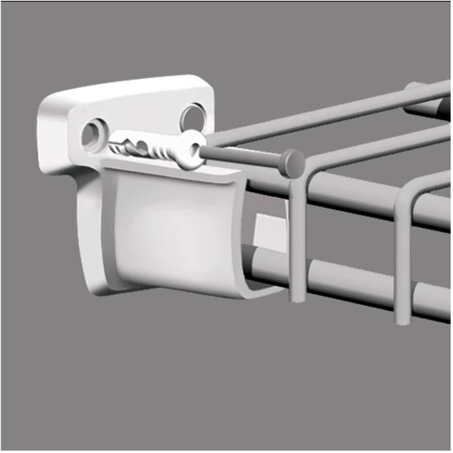 CLOSETMAID 12 Pack White Low Profile Shelf Supports with Anchors | Home ...