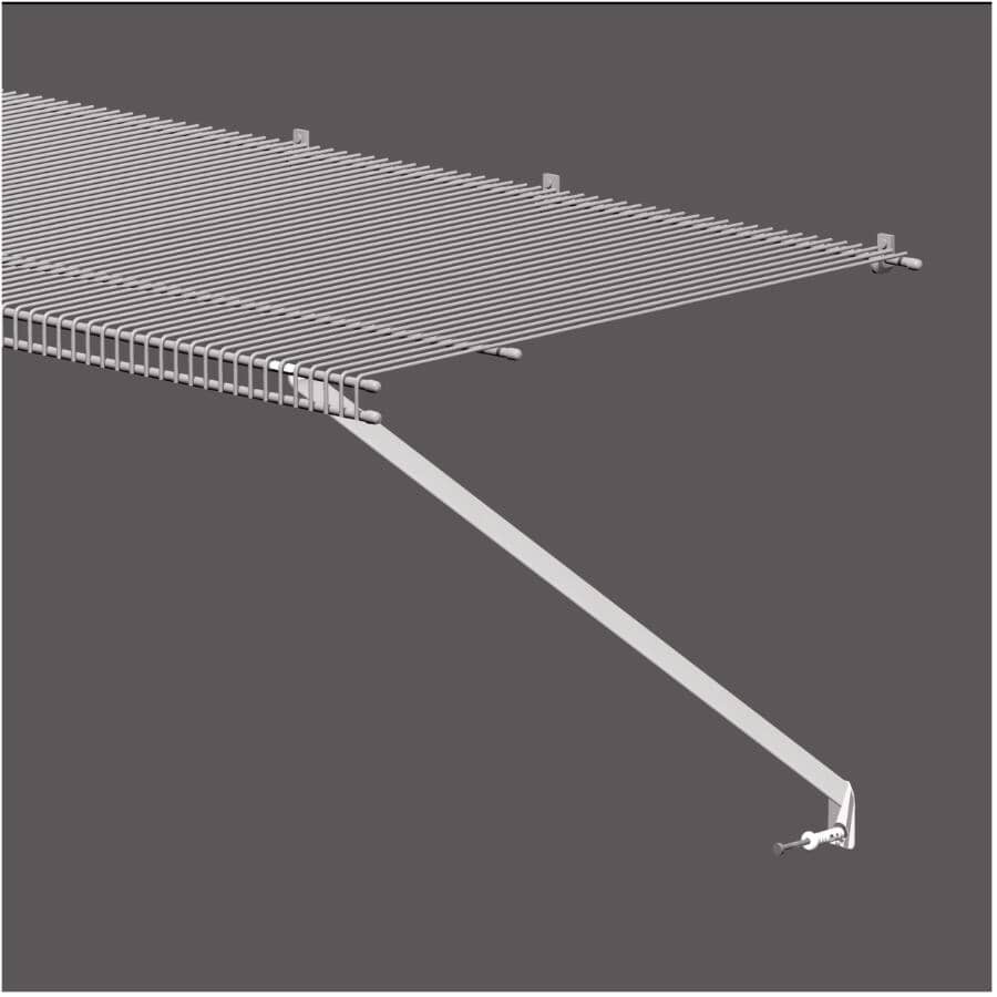 CLOSETMAID 20" White Wire Shelf Support Brace | Home Hardware