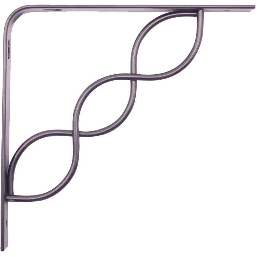 BUILDER'S HARDWARE 6" x 1" Decorative Scroll Shelf Bracket | Home Hardware