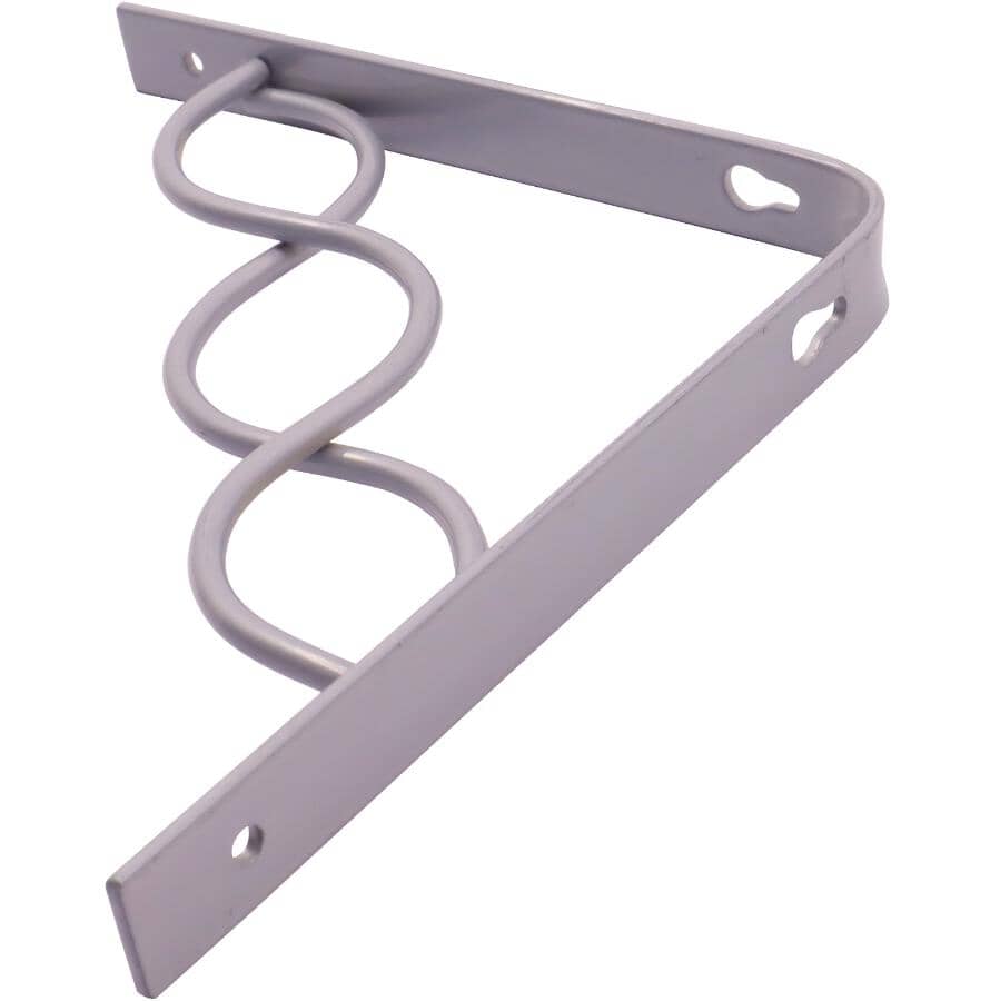 BUILDER'S HARDWARE 8" Decorative Scroll Shelf Bracket | Home Hardware