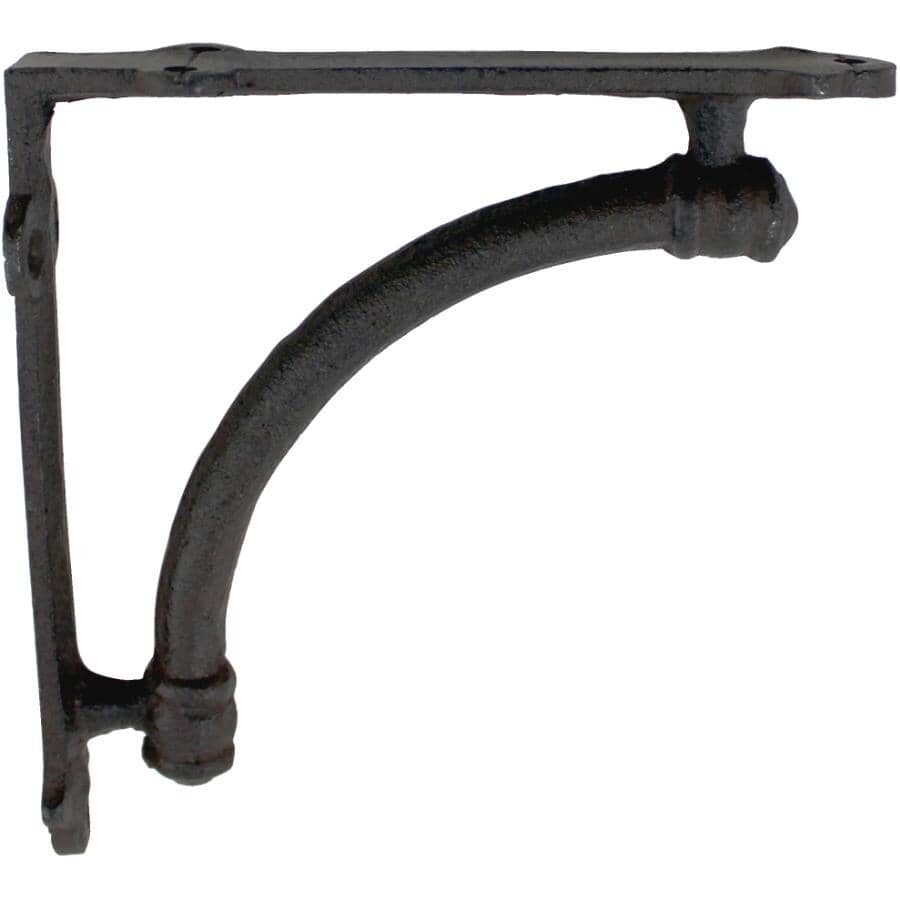 KOPPERS HOME Small Black Cast Iron Shelf Bracket | Home Hardware