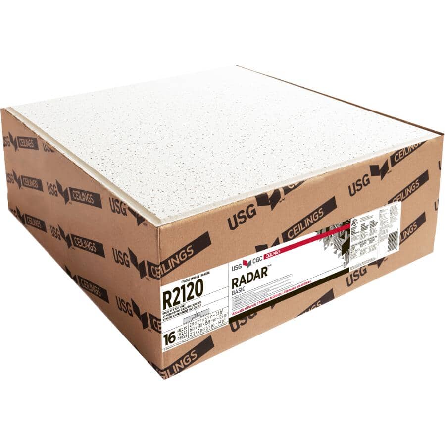 CGC 2' x 2' Radar Basic Mineral Fibre Ceiling Panel | Home Hardware