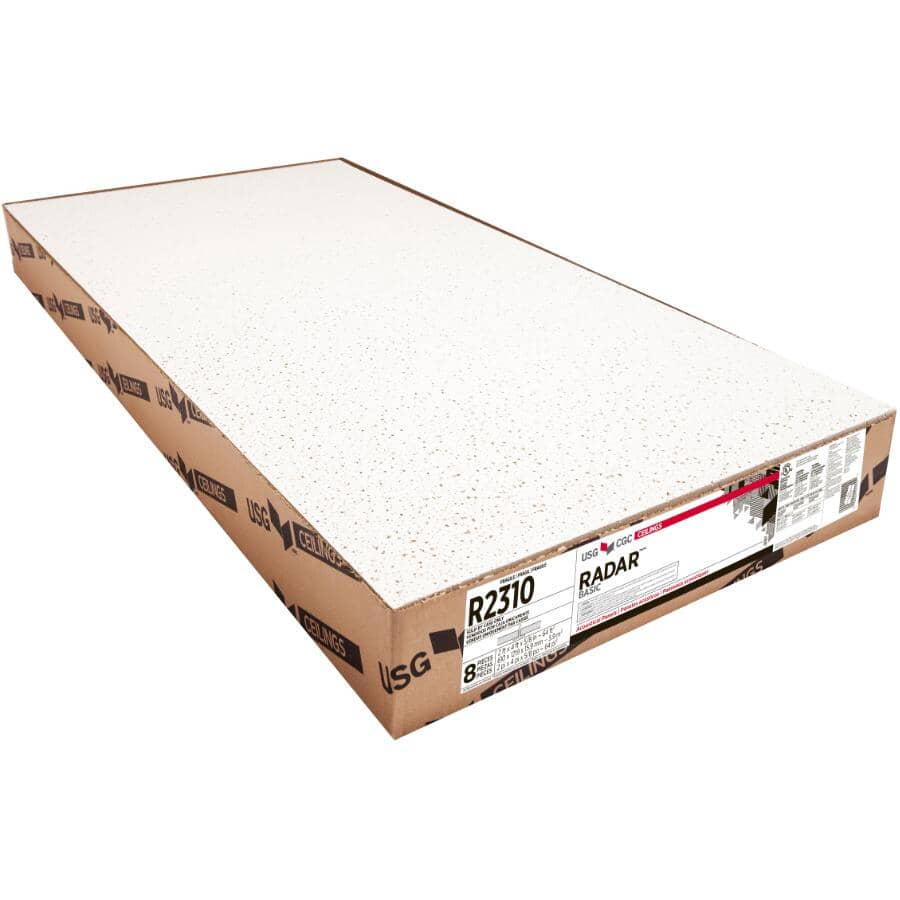 CGC 2' x 4' Radar Basic Mineral Fibre Ceiling Panel | Home Hardware