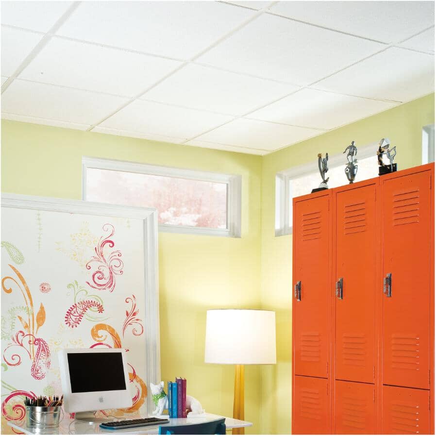 ARMSTRONG CEILINGS Sahara Mineral Fibre Ceiling Panels | Home Hardware