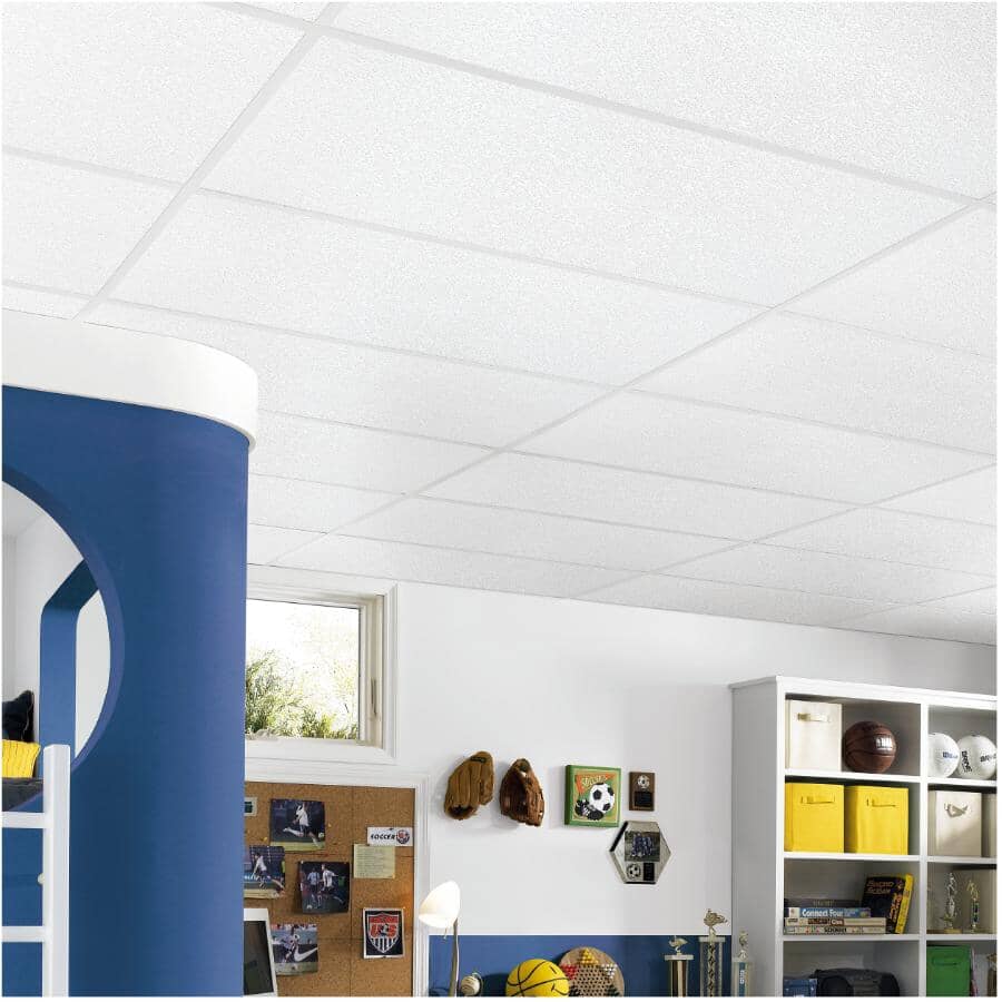 ARMSTRONG CEILINGS Sonoflex Fibreglass Random Fissured Ceiling Panels ...