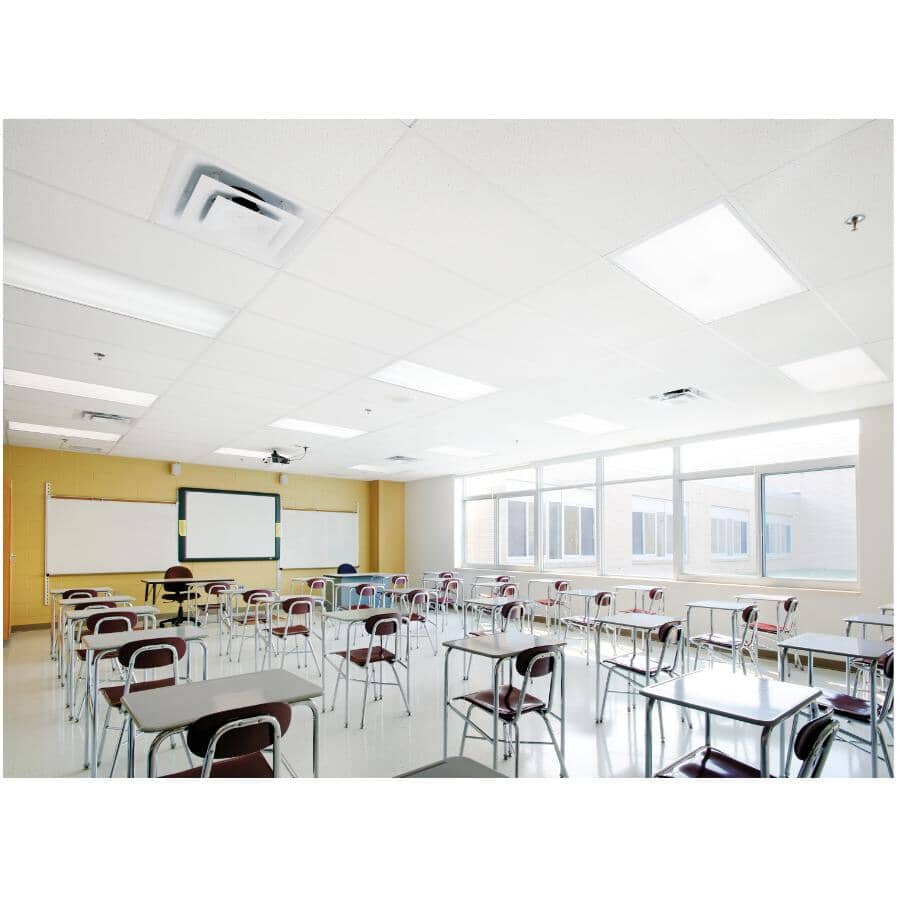 ARMSTRONG CEILINGS Fine Fissured Mineral Fibre Ceiling Panels | Home ...