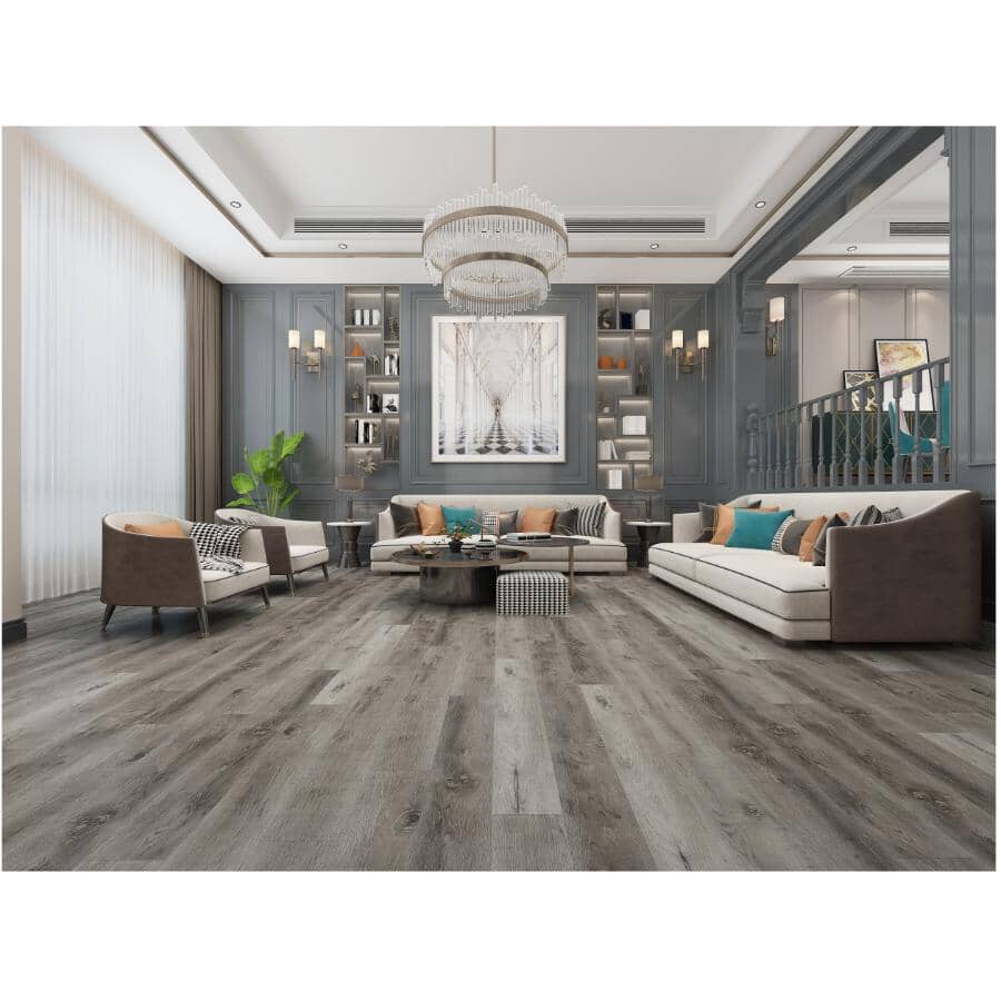 GOODFELLOW Jacob's Landing 7.36" x 48.3" Loose Lay Vinyl Plank Flooring ...