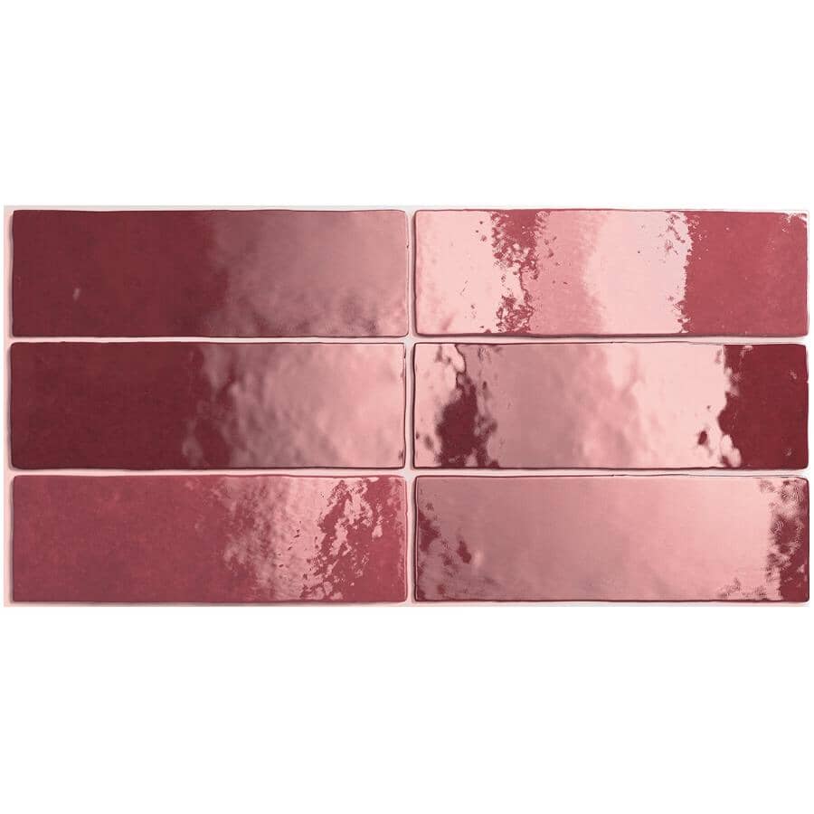 CENTURA Artisan Collection 2.5" x 8" Ceramic Subway Tile | Home Hardware