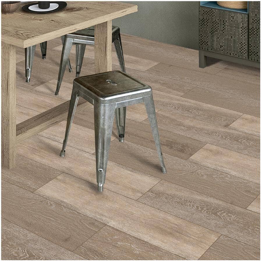 CORELOGIC 7" x 48" Waterproof Loose Lay Vinyl Plank Flooring | Home ...