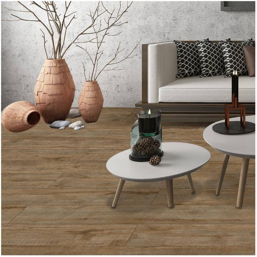 CORELOGIC Rebecca Collection 7" x 48" Waterproof SPC Flooring | Home ...