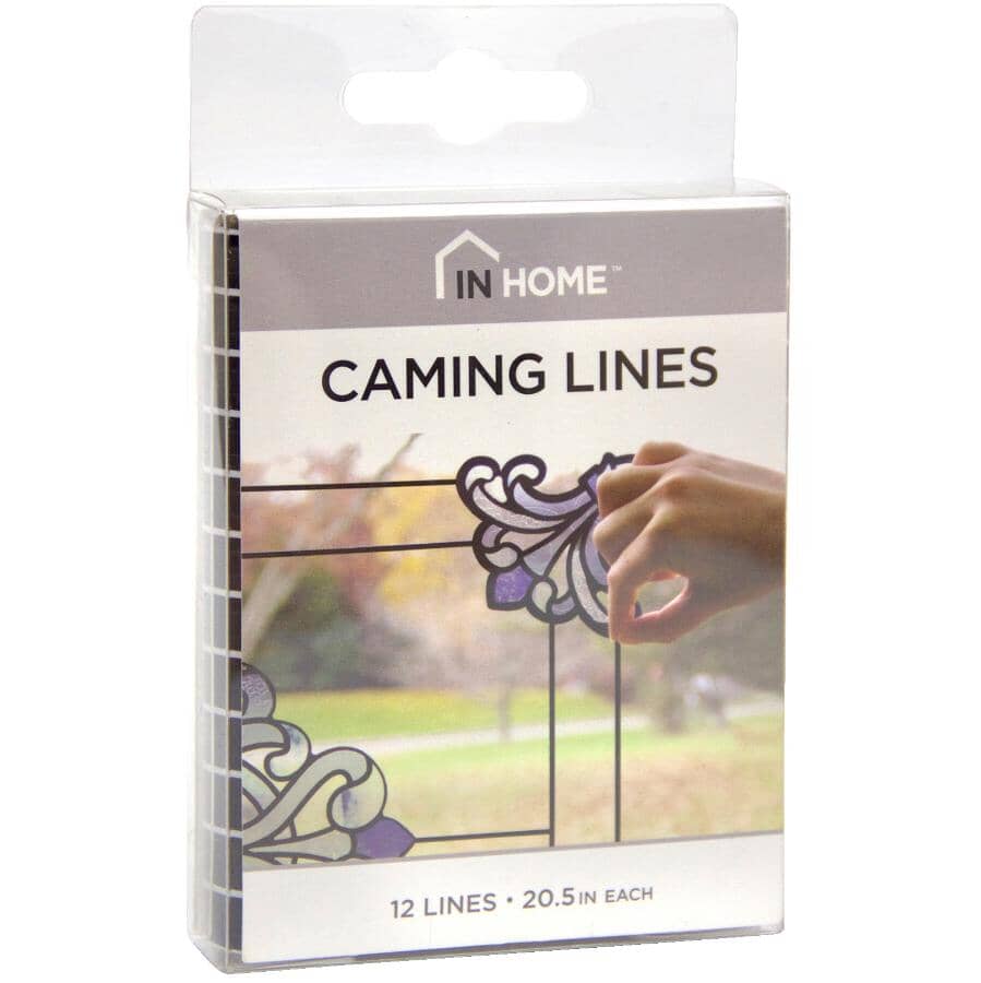 INHOME Stained Glass Caming Lines Peel and Stick Window Decals | Home ...