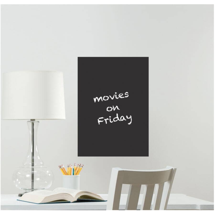 Self Stick Chalk Board Wall Applique