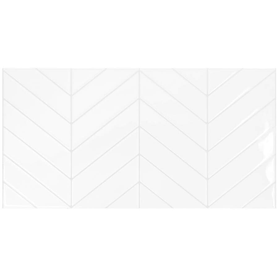 SMART TILES Blok Chevron Peel & Stick Backsplash Wall Tiles | Home Hardware