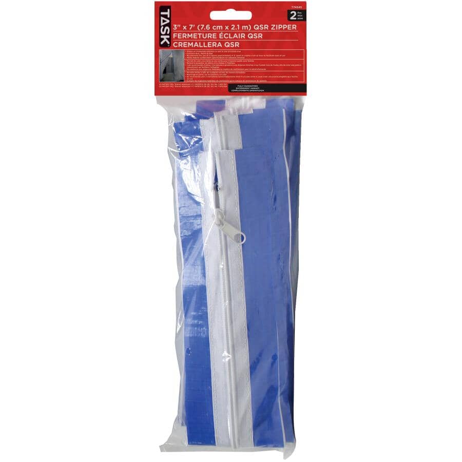 TASK 3" x 7' Heavy Duty Quick Support Rod (QSR) Zipper | Home Hardware