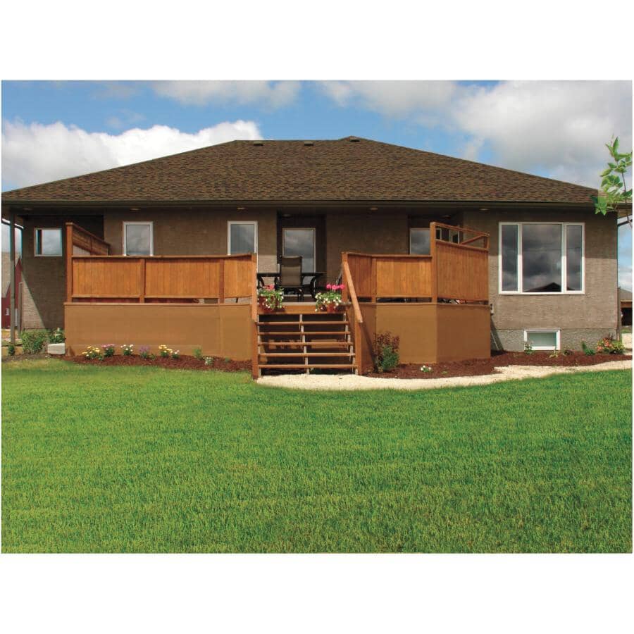 DECKALL 48" x 50' Cedar Skirting Kit | Home Hardware